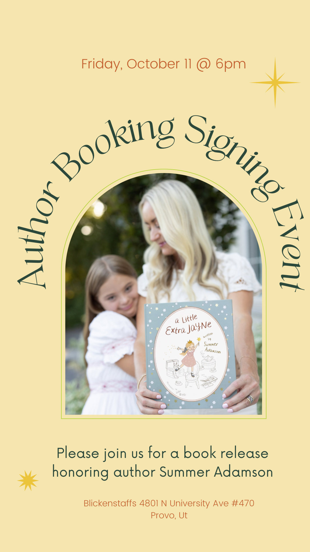 Book Signing at Blickenstaffs - The Shops At Riverwoods